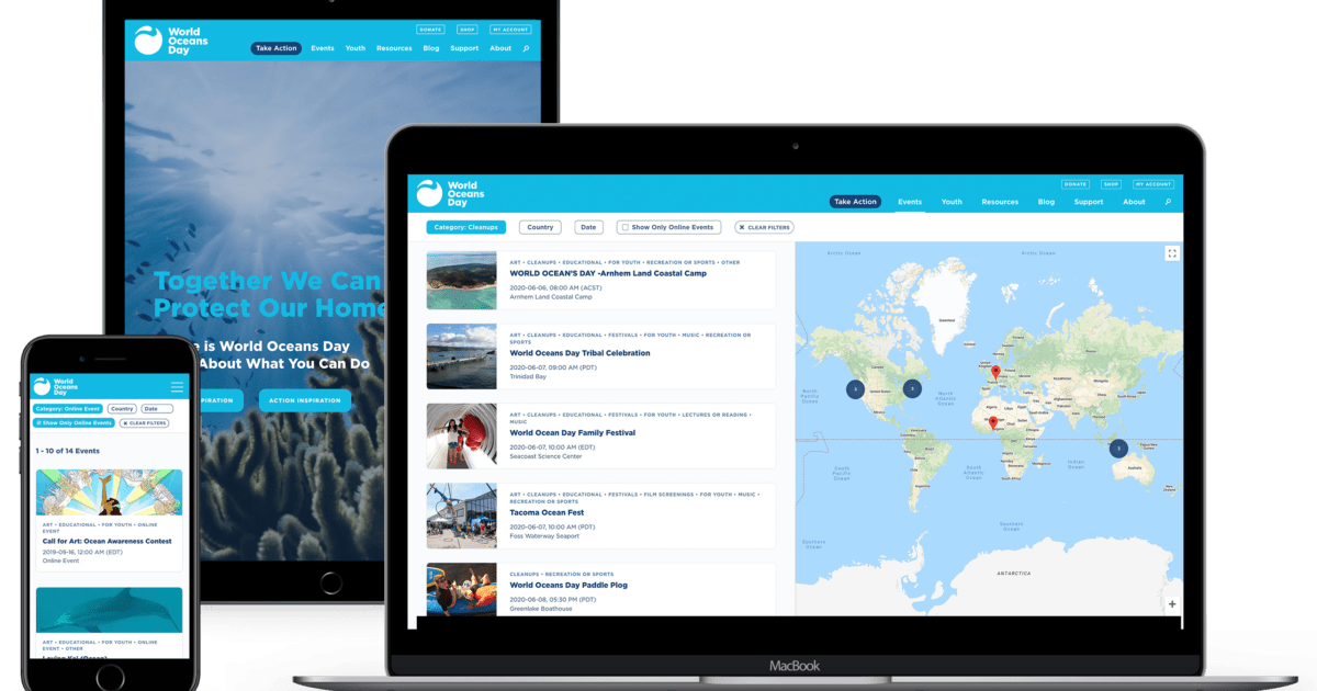 World Oceans Day Website Launches – our work with The Ocean Project ...